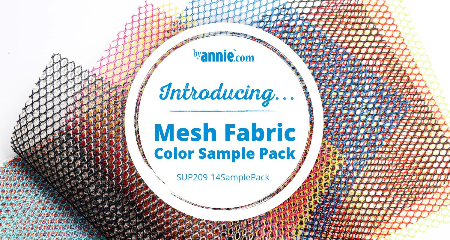 Introducing: Mesh Fabric Color Sample Pack | ByAnnie.com