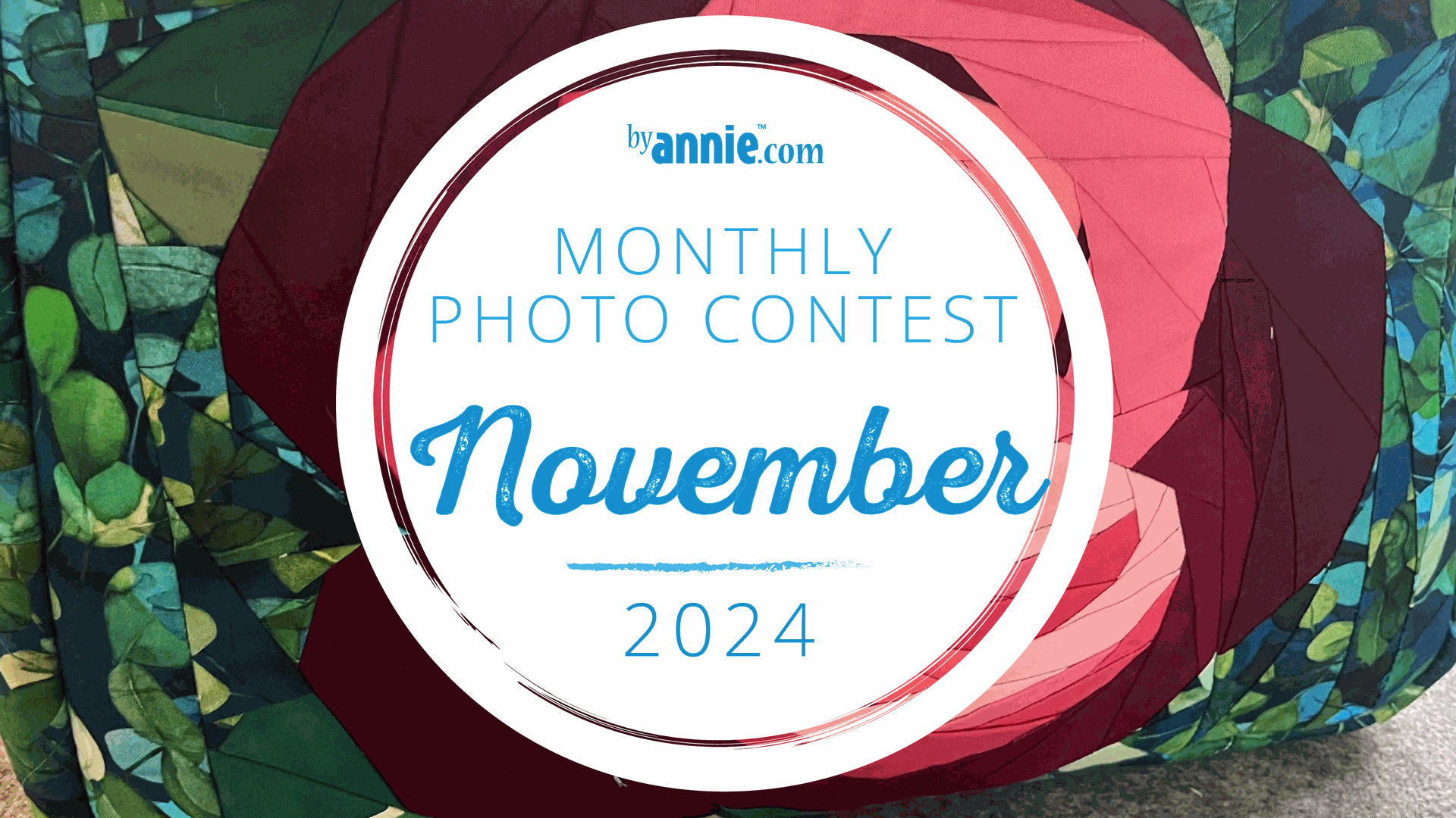 November 2024 Photo Contest | ByAnnie.com