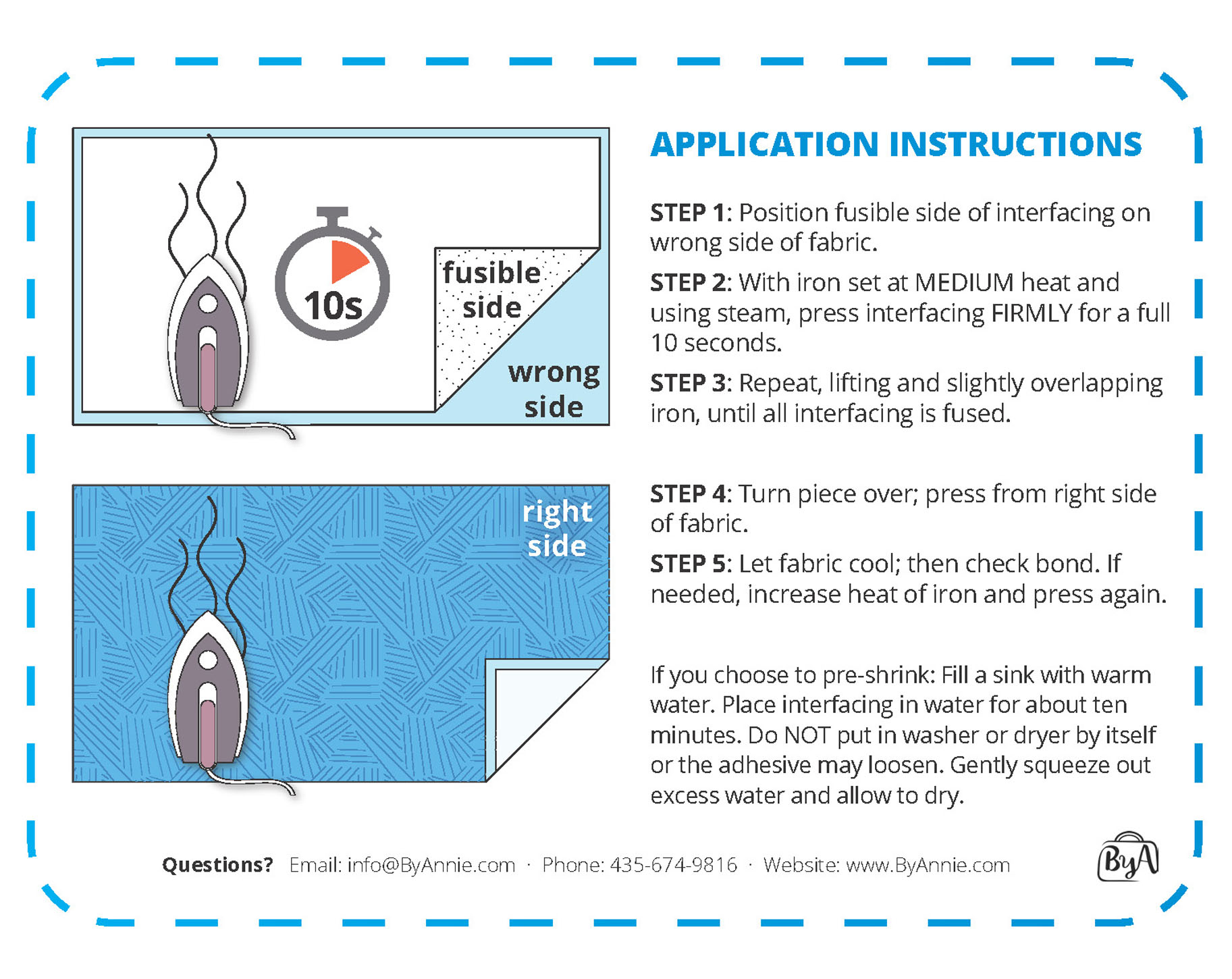 Fusible Interfacing - SHAPEFLEX 101 (Pellon) | ByAnnie.com