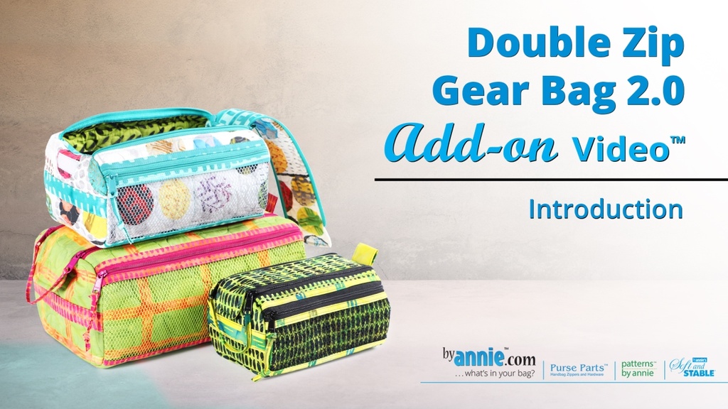 Double Zip Gear Bag 2.0 Add-on Video | ByAnnie.com