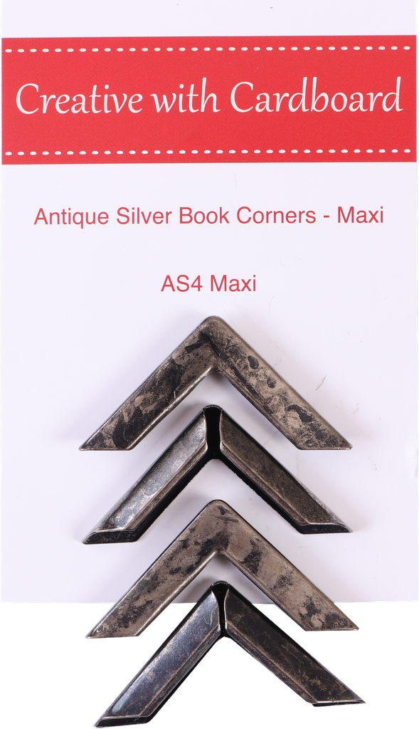 Antique Silver Book Corners Large | ByAnnie.com