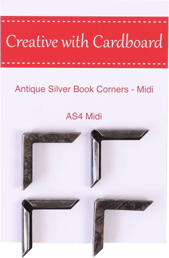 Antique Silver Book Corners Medium | ByAnnie.com