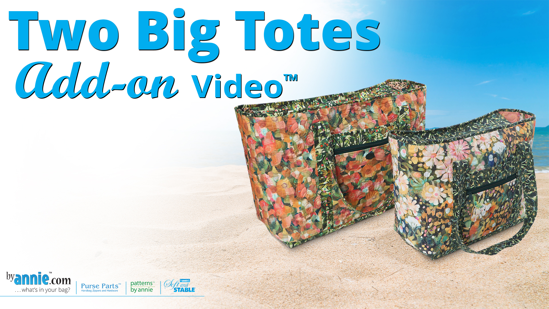 Two Big Totes | Add-on Video™ | ByAnnie.com