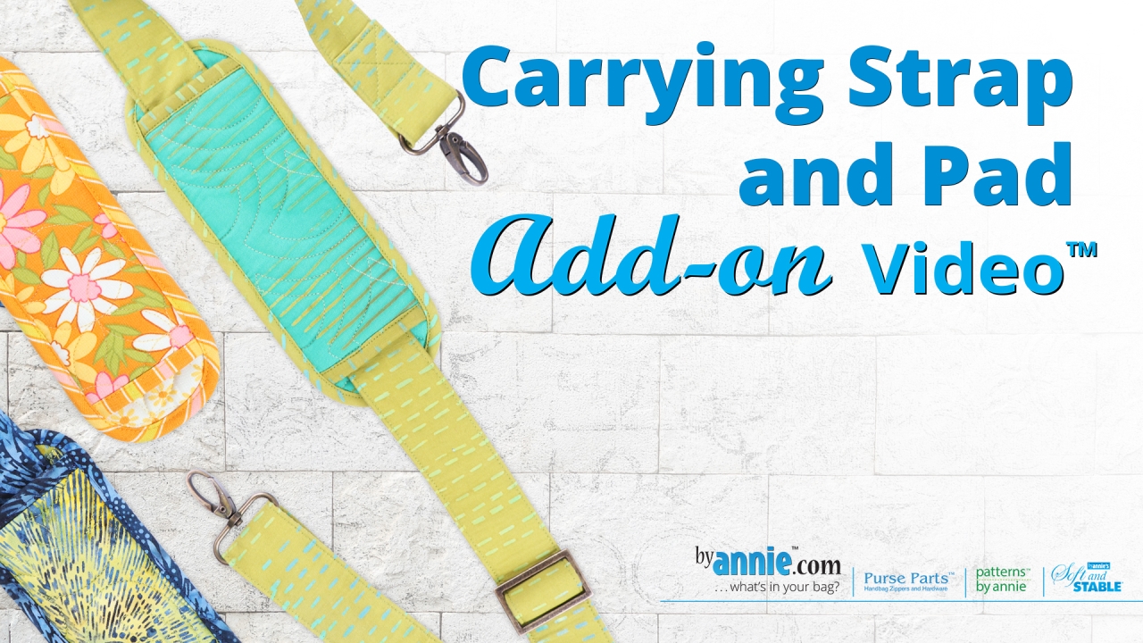 FREE Make a Carrying Strap and Pad | Pattern & Videos | ByAnnie.com